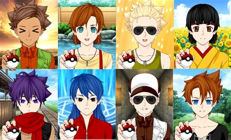 The Gym Leaders Of Kanto By Amelia411 On Deviantart