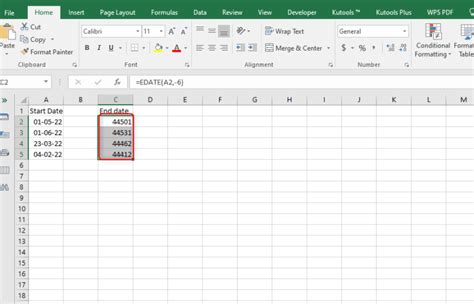 subtract 6 months from a date in excel basicexceltutorial