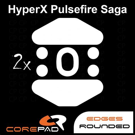 Corepad Skatez Pro Mouse Feet For Hyperx Pulsefire Saga 8k Wired Pul