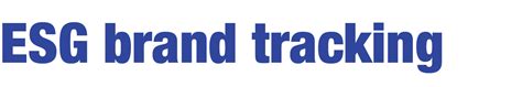 ESG Brand Tracking Ipsos