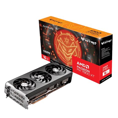 Sapphire Nitro Amd Radeon Rx 7800 Xt Gaming Oc 16g Graphics Card