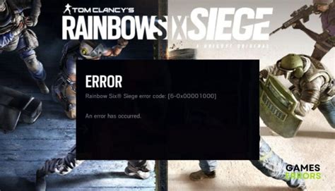 Rainbow Six Siege Error Code X How To Fix It