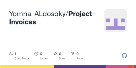 GitHub Yomna ALdosoky Project Invoices