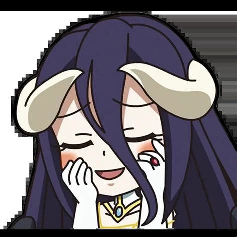 Albedo Overlord — Whatsapp Stickers Pack