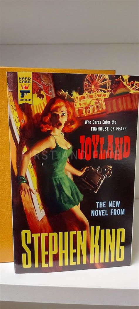 King Stephen 2013 Joyland Us Signed First Edition First And Fine