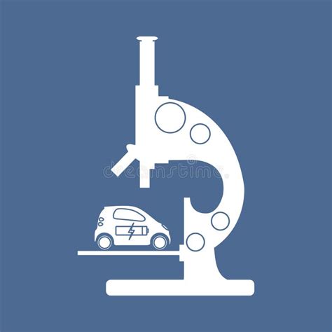 Microscope Electric Car Stock Vector Illustration Of Science 125338088