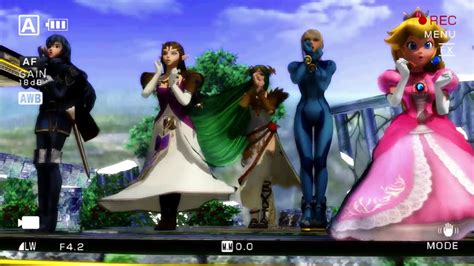 Zero Suit Samus And Zelda And Peach