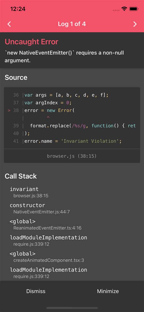 V4 Invariant Violation New NativeEventEmitter Requires A Non Null
