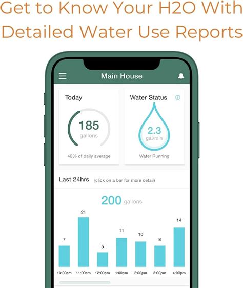 Flume 2 Smart Home Water Monitor Detect Leaks Reduce Water Waste