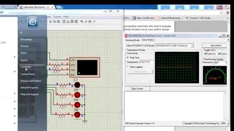 Usb In Practical With Pic 18f4550 Microcontroller Youtube Taha Emara A Football Net