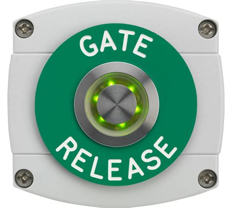 Gate Release IP66 High Impact Push Button Single Pole Insight Automation