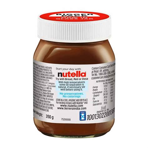 Nutella Hazelnut Chocolate Spread 350 Gram