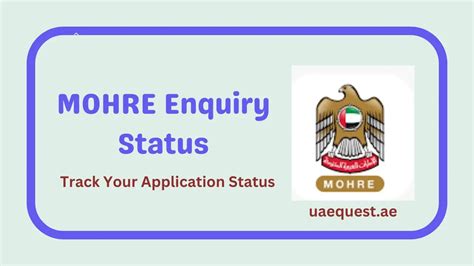 Mohre Enquiry Status Check Track Your Application Status