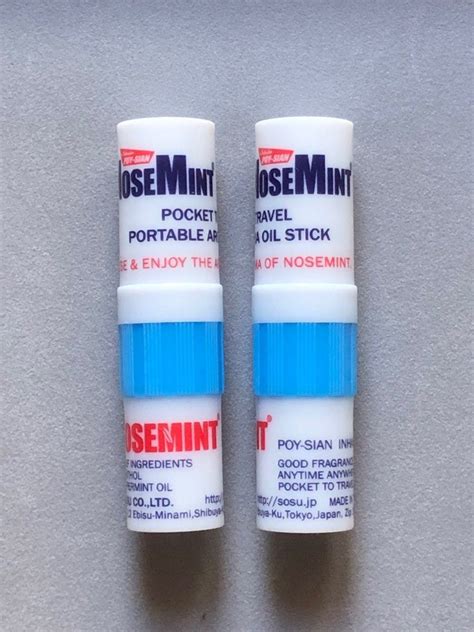 Nose Mint Inhaler Beauty And Personal Care Bath And Body Body Care On