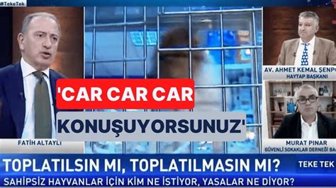 Fatih Altayl Haytap Ba Kan N Canl Yay Nda Azarlad