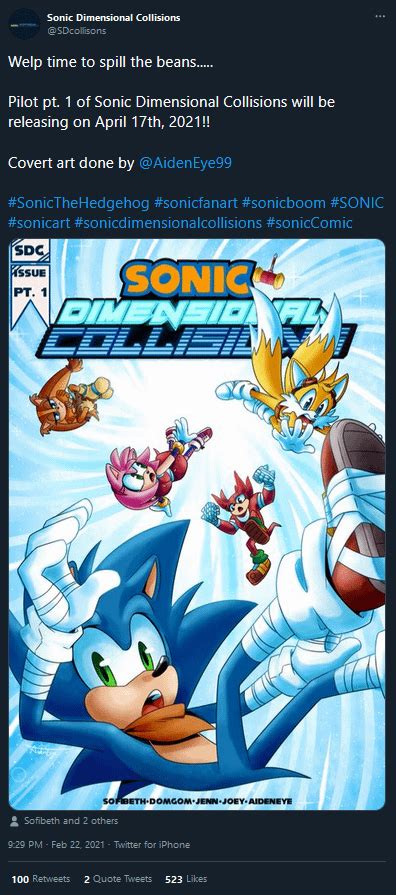 Did You Guys See The New Sonic Boom Fan Comic That Has Been Revealed On
