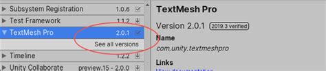 finding packages unity manual