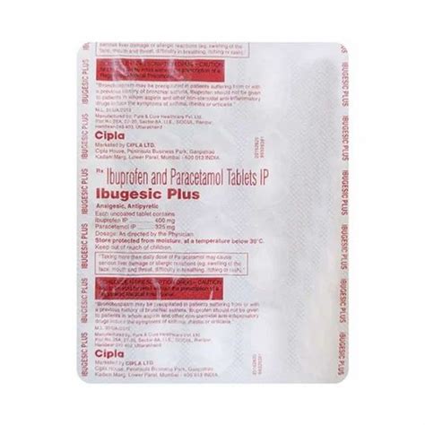 Ibugesic Plus Tablet At ₹ 40 Strip In Nagpur Id 2849492189397