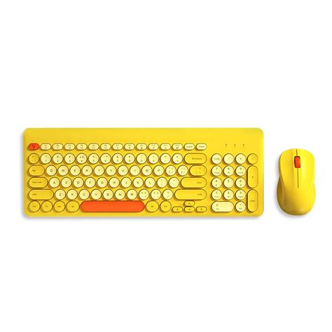 2 4g Wireless Keyboardandmouse Set 96 Key Round Keyc Grandado