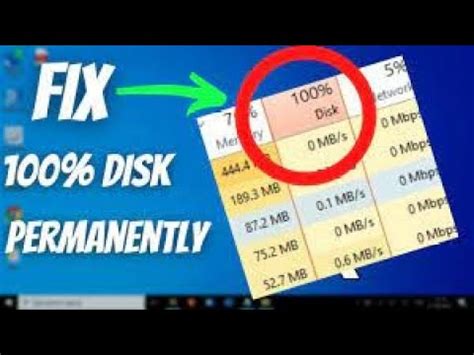 How To Fix 100 Percent Disk Usage In Windows YouTube