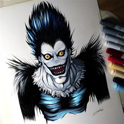 How To Draw Ryuk Easy At Tommy Brannan Blog