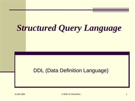 Pdf Structured Query Language Unsriacid Filemengenal Sql Bahasa