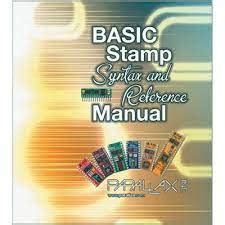 Basic Stamp Syntax And Reference Manual Version By Jeff Martin Goodreads