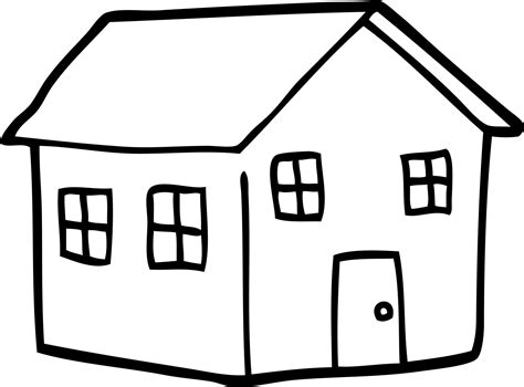 Cartoon House Drawings