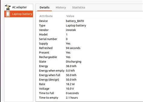 How To Create A Detailed Battery Usage Report In Ubuntu 20 04 Lts Vitux
