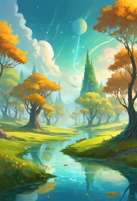 Flat Continent With Willows And Small Forests Stable Diffusion Online