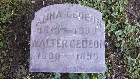 Walter Gedeon 1890 1899 Find A Grave Memorial
