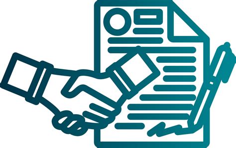 Contract Vector Icon Design 25198126 Vector Art At Vecteezy