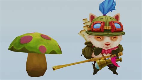 Teemo Skin00 League Of Legends Lol 3d Model Animated Cgtrader