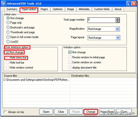 Hide The Menu Bar Of Pdf Files By Using The Advanced PDF Tools VeryPDF Knowledge Base