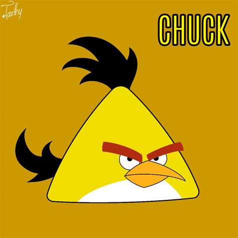 Chuck Angry Birds By Tazlhy On Deviantart