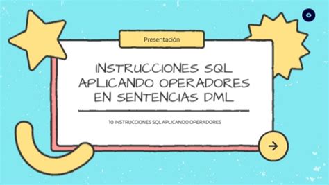 Instrucciones Sql Utilizando Operadores