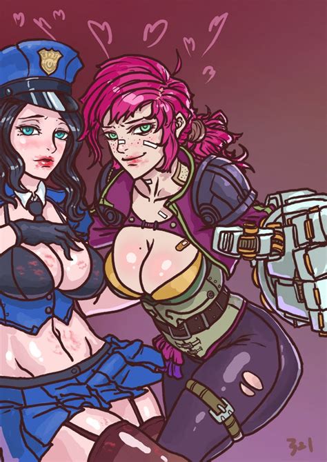 Rule 34 Arcane Breasts Caitlyn Kiramman Female Girl League Of Legends Riot Games Samiri Vi