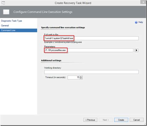 creating a process monitoring recovery task scom maintenance mode scheduler