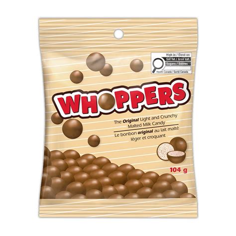 Whoppers Malted Milk Candy 104g Bag