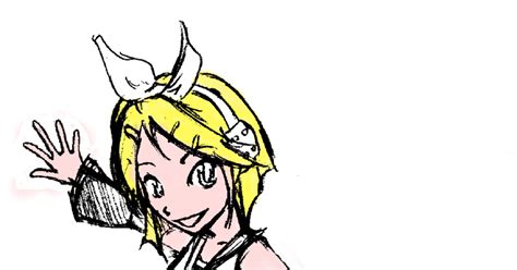 Pixia 鏡音リン らくのイラスト Pixiv