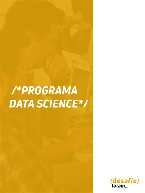 Programa Bootcamp Data Science Pdf Aprendizaje Automático