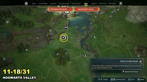 The Highlands All Field Guide Page Locations Hogwarts Legacy