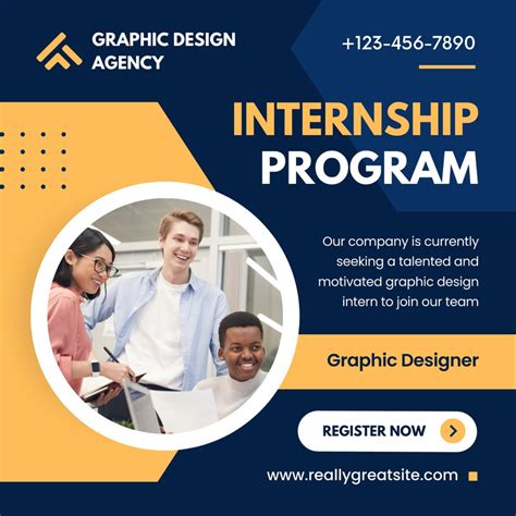 Free And Customizable Internship Templates