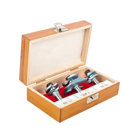 Pro Tech Router Bit Set Rail And Stile C W Raised Panel Bit 3 Piece 1