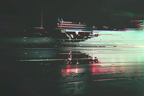 Premium Photo Digital Glitch Art With Distorted And Pixelated Patterns