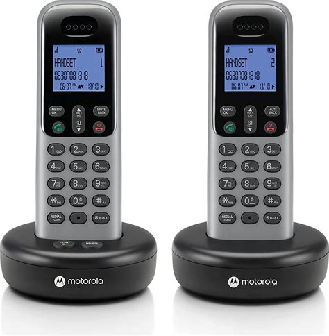 Motorola Sistema Telefónico Inalámbrico De Voz Con 2 Teléfonos