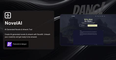 Ai Generated Novels Artwork Tool Novelai