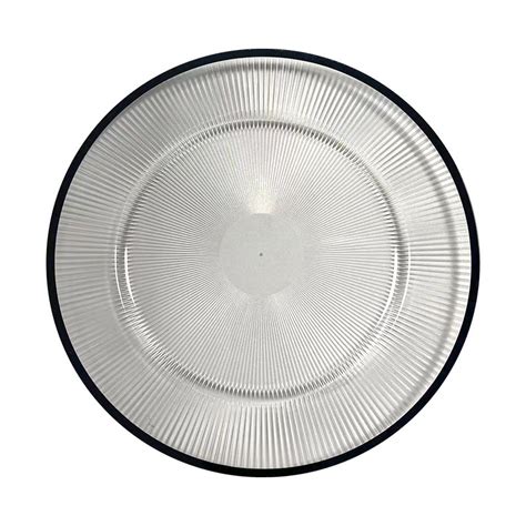 Elegant Black Rational Line Underplate For Decor 50 Piece Shop