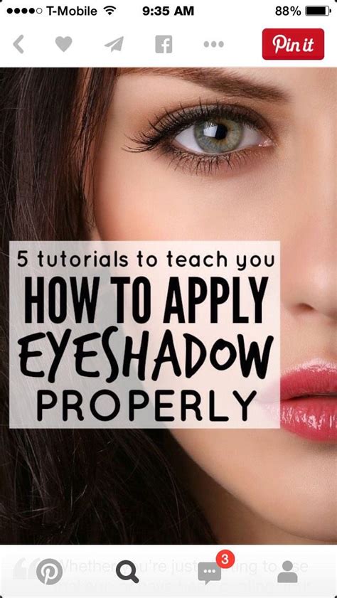 5 Tutorials To Teach You How To Apply Eyeshadow Properly How To