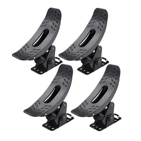 Koval Inc 2 Pairs Car Crossbar Mount Kayak Canoe Boat Saddle Carrier